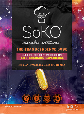 The Transcendence Dose – single Liquid Gel Capsule (21 mg Metocin ...
